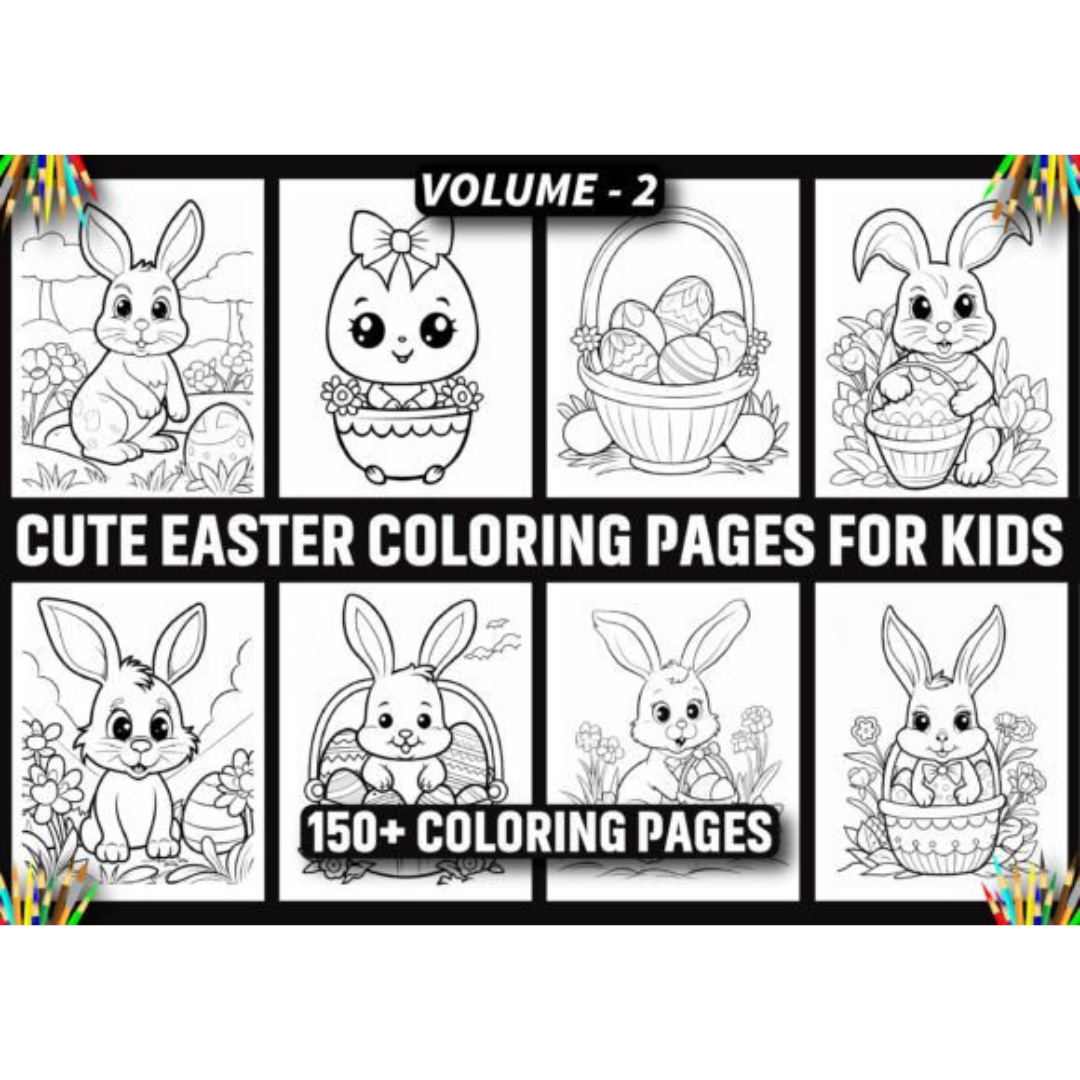 150+ Cute Easter Coloring Pages for Kids – egoodshop.net